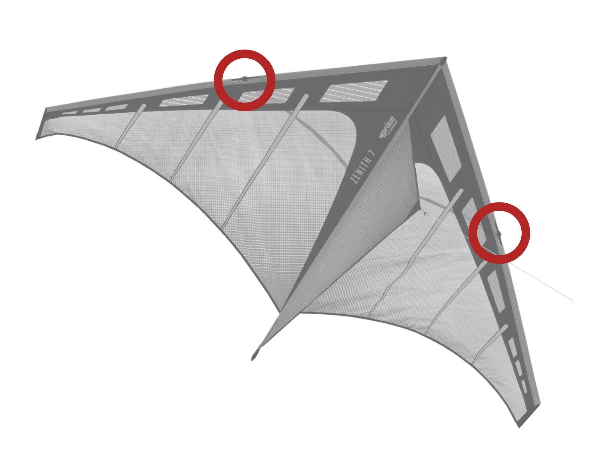 Zenith 7 Leading Edge Fittings – Prism Kites