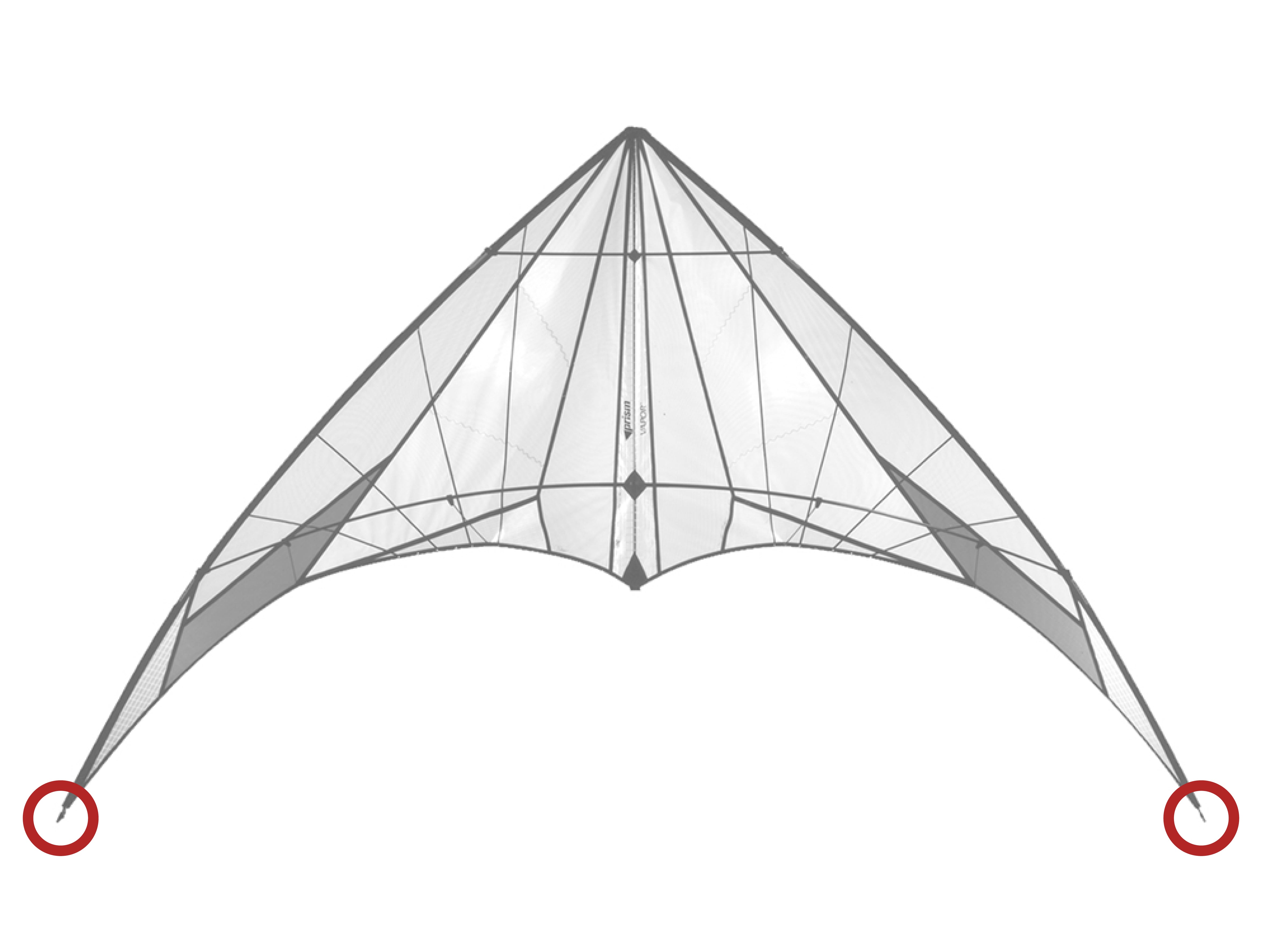 Vapor (1996) Wingtip Nocks – Prism Kites